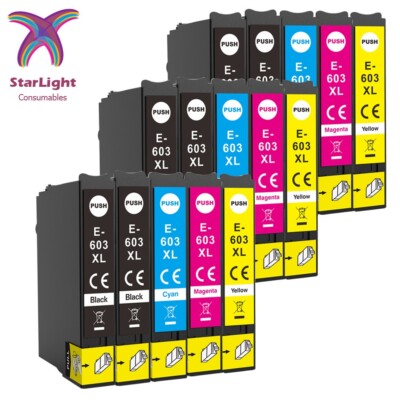 15 Ink Cartridge For Use In Epson WorkForce WF-2810 DWF WF-2830 DWF WF ...