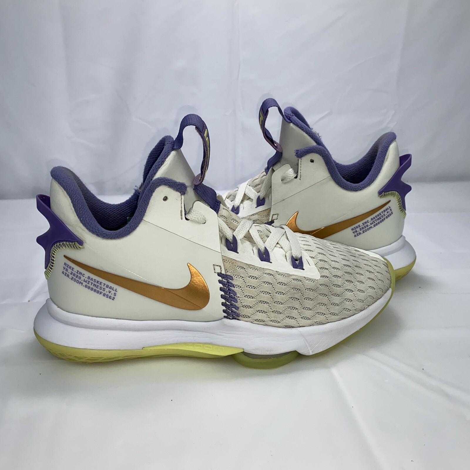 Nike LeBron Witness 5 Summit White Metallic Bronze CQ… - Gem