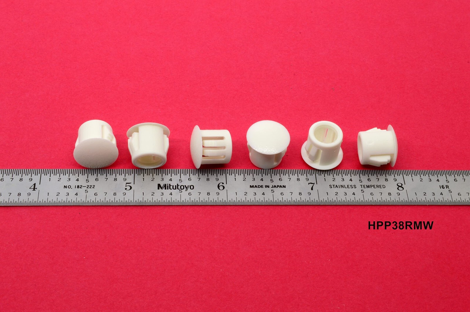 3/8" Hole Nylon Locking Panel Plugs Black/White Dome Cover 15/32" Top ...