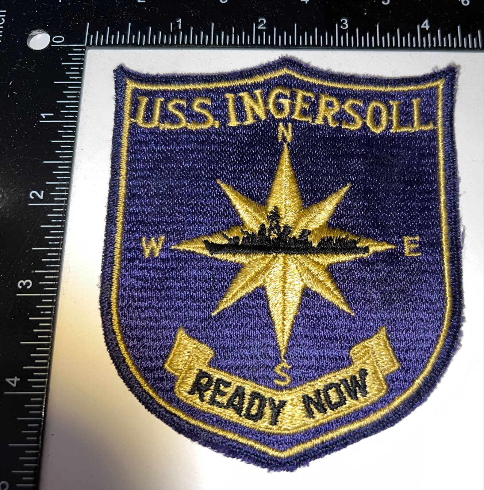 Cold War USN US Navy USS Ingersoll DD-990 Patch | eBay
