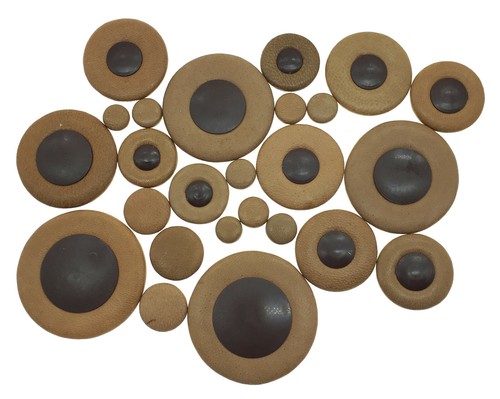 Soprano Saxophone Pad Set - Brown Leather Plastic Resonators - May be ...