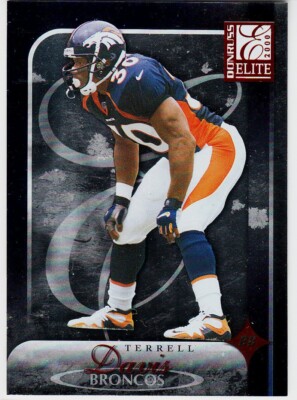 2000 DONRUSS ELITE #39 TERRELL DAVIS Denver Broncos Football Card | eBay