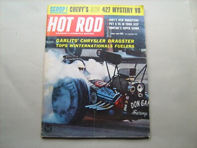 HOT ROD May 1963--vintage ads, Chevy 427/Pontiac 421 Super Duty ...