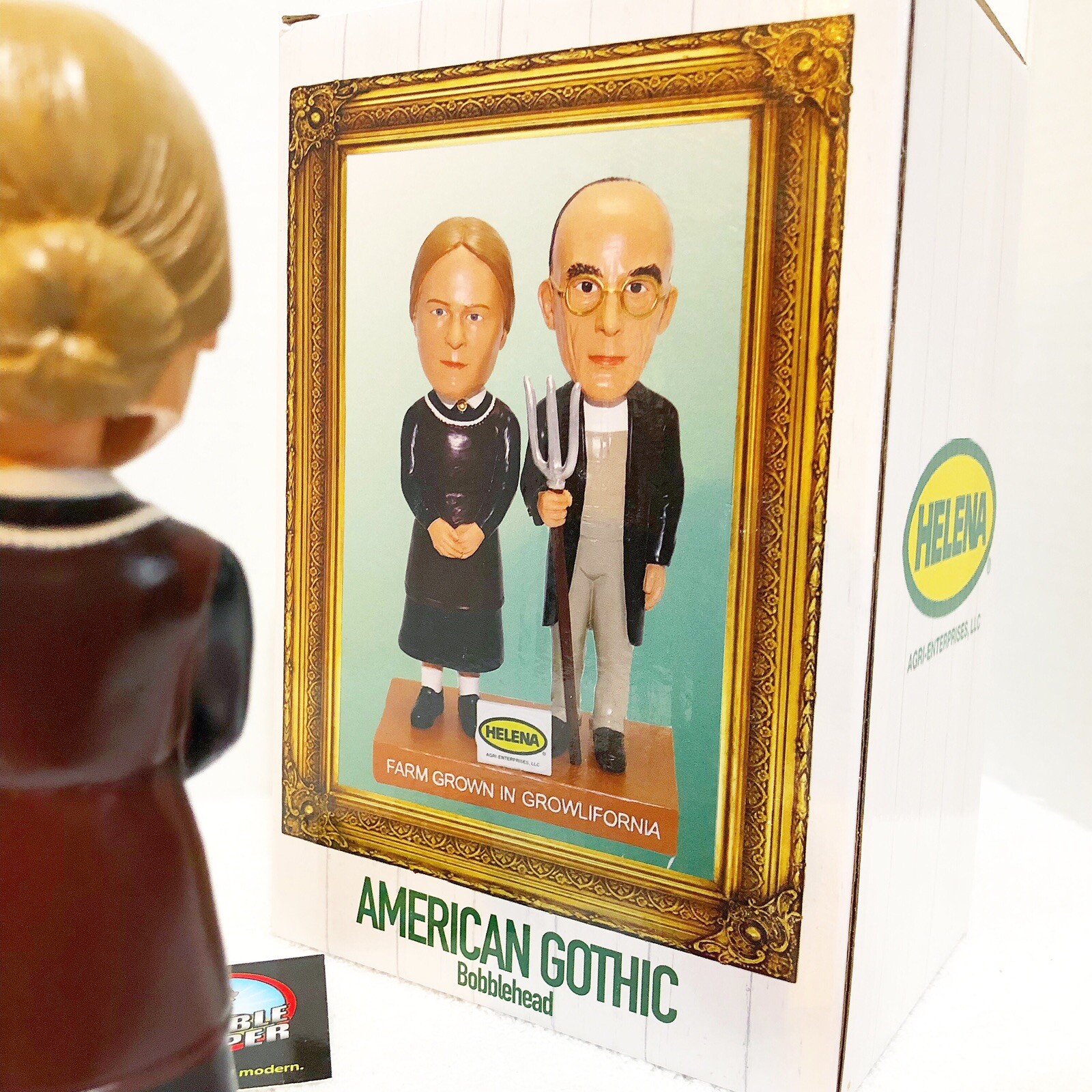 AMERICAN GOTHIC "Farm Grown In Growlifornia" Fresno Grizzlies Dual ...