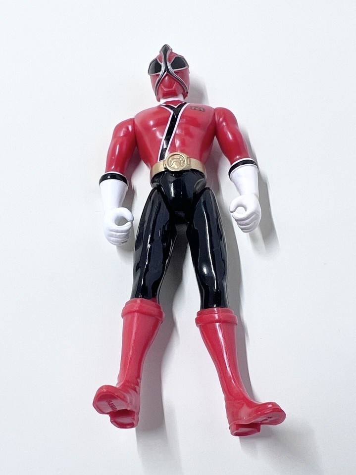Power Rangers Super Samurai Red Power Ranger 4” Action Figure | eBay