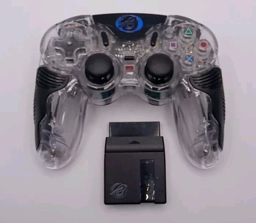 PS2 Pelican-Chameleon Wireless Controller, w/Pelican-Predator Dongle ...