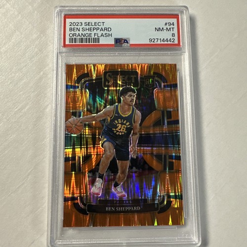 Ben Sheppard 2023-24 Panini Select #94 Orange Flash Prizm Rookie RC | eBay