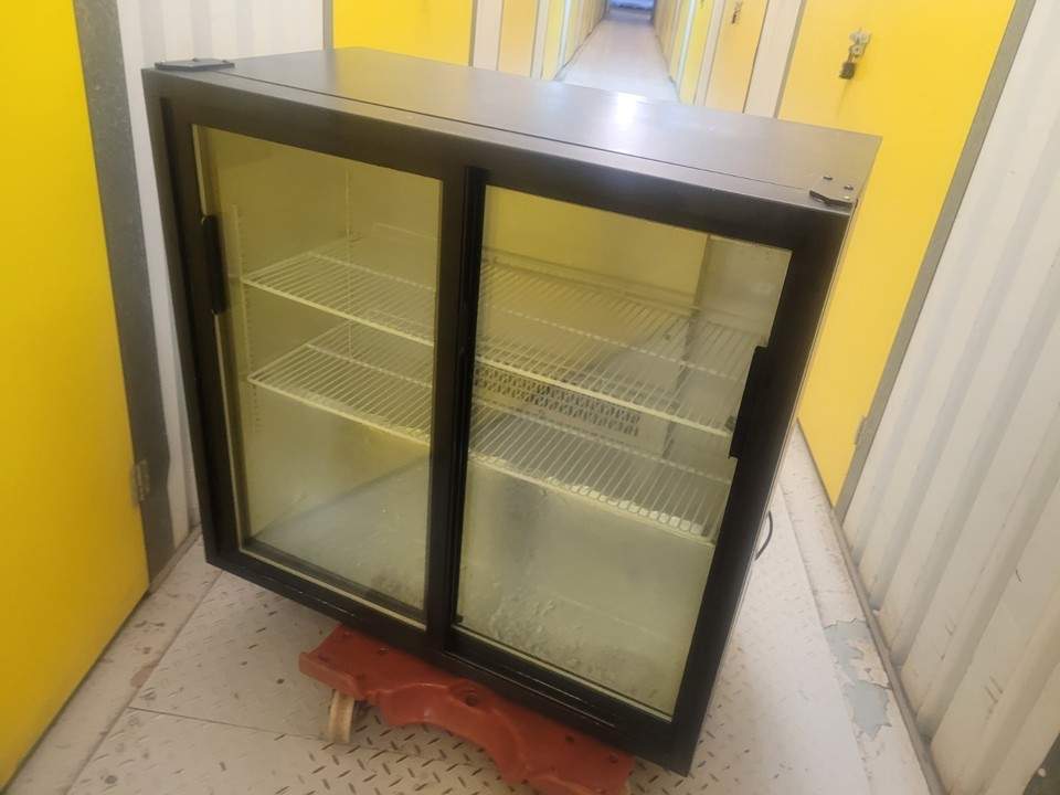 Autonumis Back Bar Fridge 2 Sliding Doors Fridge Bar Hotel Cafe ...