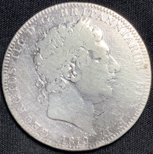 1819 LIX Great Britain 1 ONE Crown George III Silver Coin KM# 675 | eBay