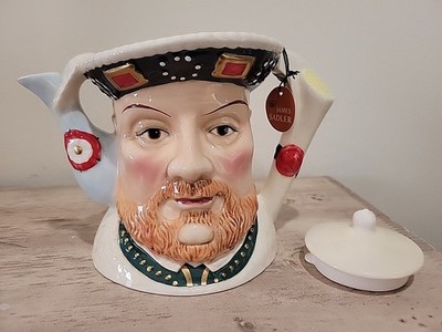 Vintage James Sadler Henry VIII Teapot Characters of Britain Collectors ...