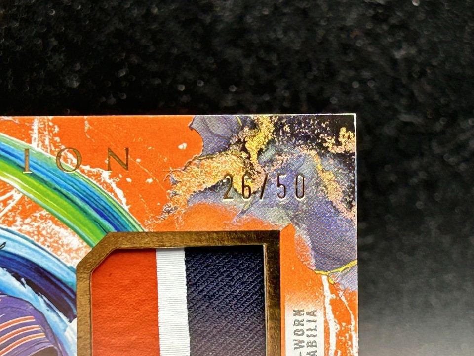 2024 Topps Inception Caleb Williams RC Orange Duel Patch Auto /50 ...