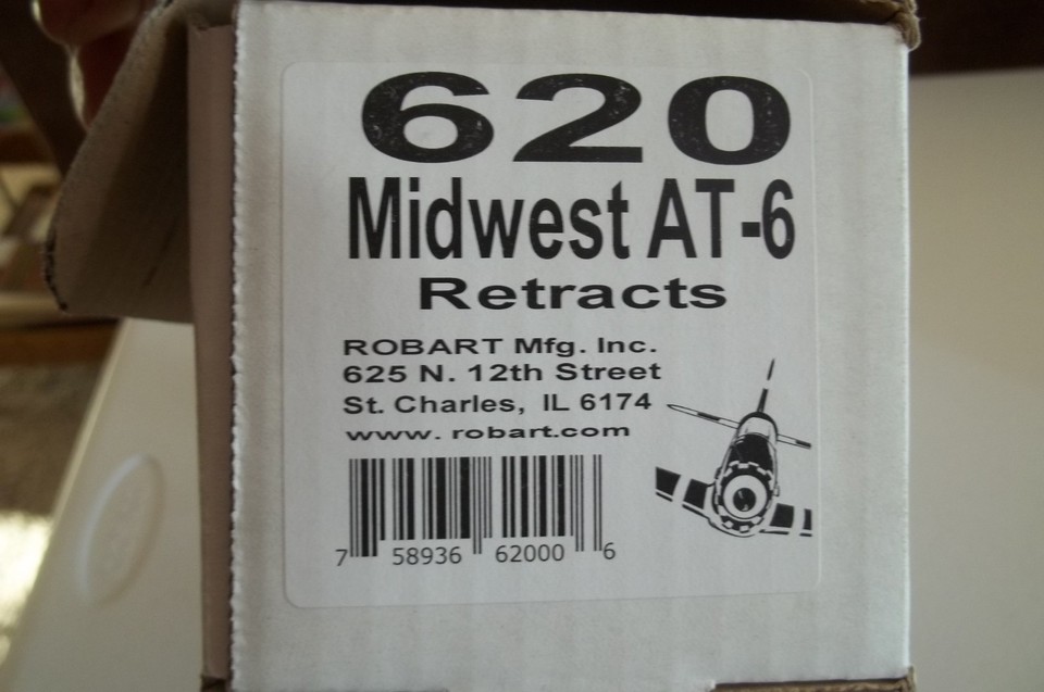 Robart #620 retracts for the Midwest AT-6 with 1/4" axles rare! see ...