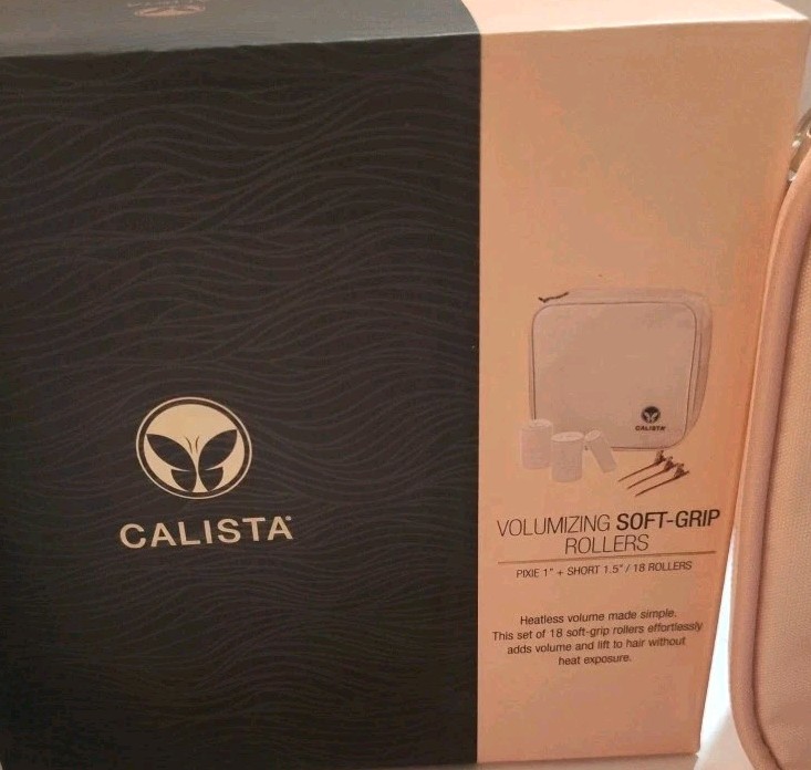 Calista Volumizing Soft Grip Rollers, Pixie + Short Clips in Case | eBay