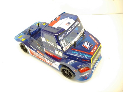 Tamiya TT-01 1/10 4x4 RC Touring Car Brushed ARTR Euro Truck Syner Semi ...