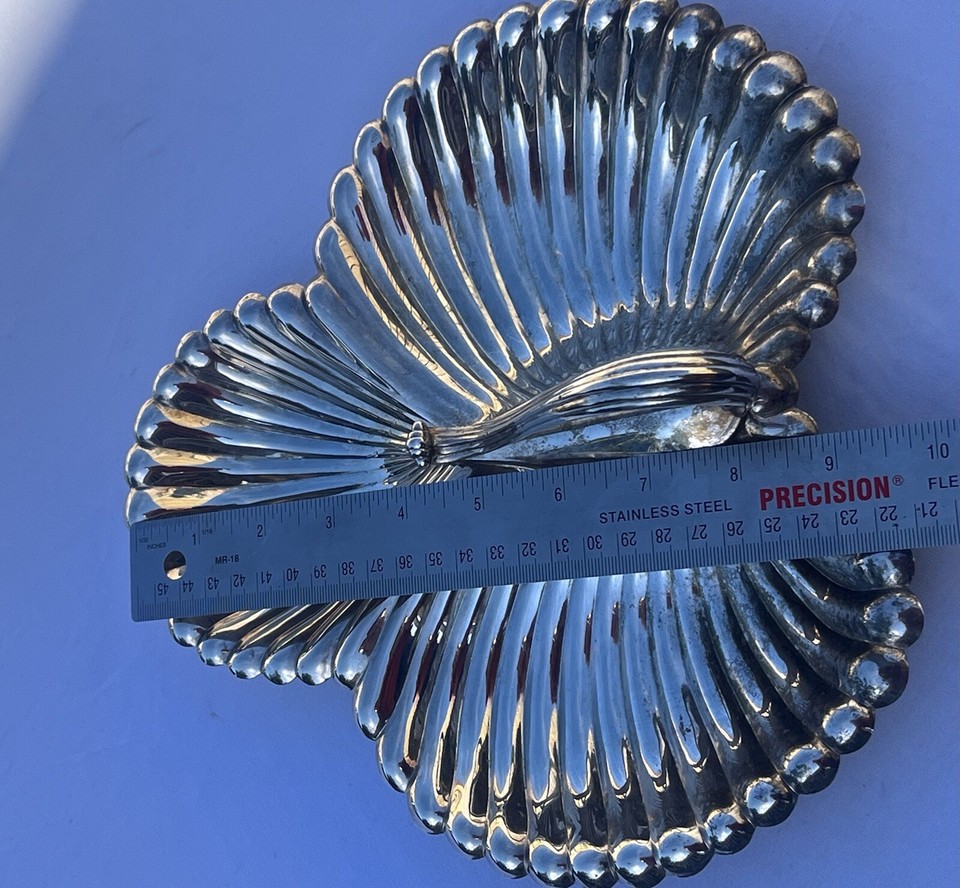 ALVIN RC136 SILVERPLATE SHELL CLAM SHAPE DISH PLATE | eBay