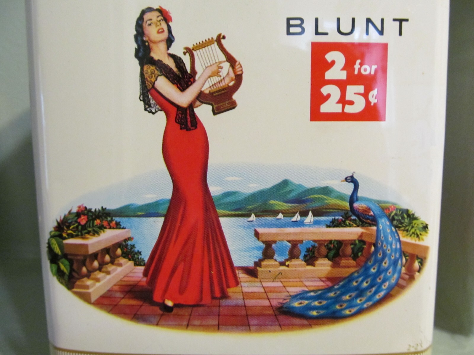 Vtg El Producto Blunt Cigar Tin 2 for 25 Cents Cigar Tobacco Tin w Lid ...