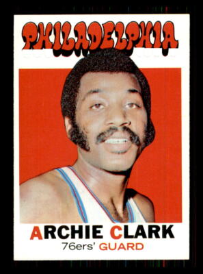 1971 Basketball Topps Archie Clark Philadelphia 76ers #106 3 | eBay