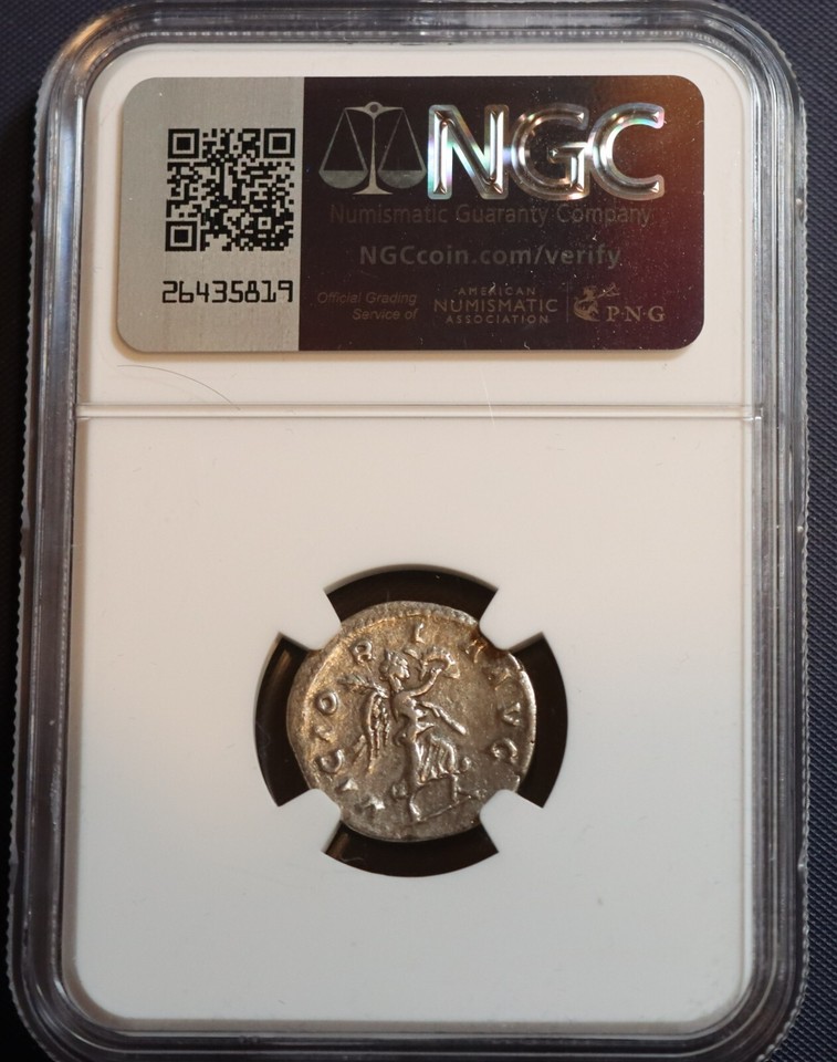 Roman Emperor Maximinus I (AD 235-238) AR Silver denarius NGC Graded CH ...