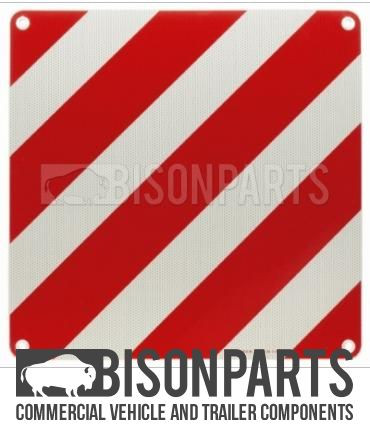 +ABNORMAL LOAD WARNING MARKER BOARD 500X500MM ALUMINIUM SINGLE BP76-111 ...