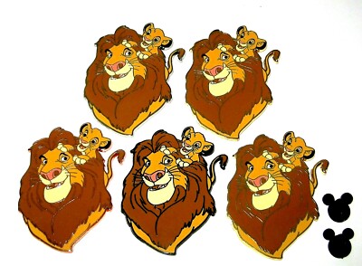 Lion King RARE LE 100 Disney Pin Mufasa Simba Family Portrait Father ...