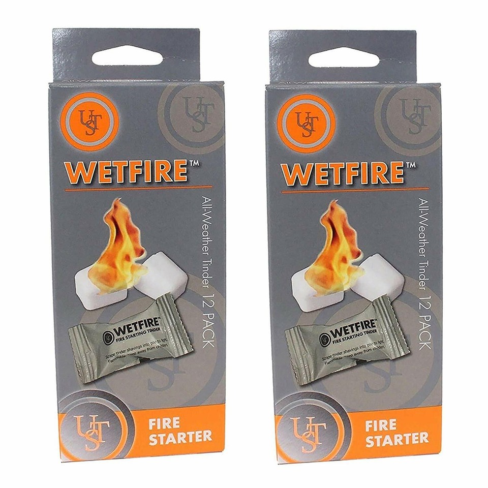 Wetfire Fire Starter Starting Tinder Cubes Camping Survival Gear Kit | eBay