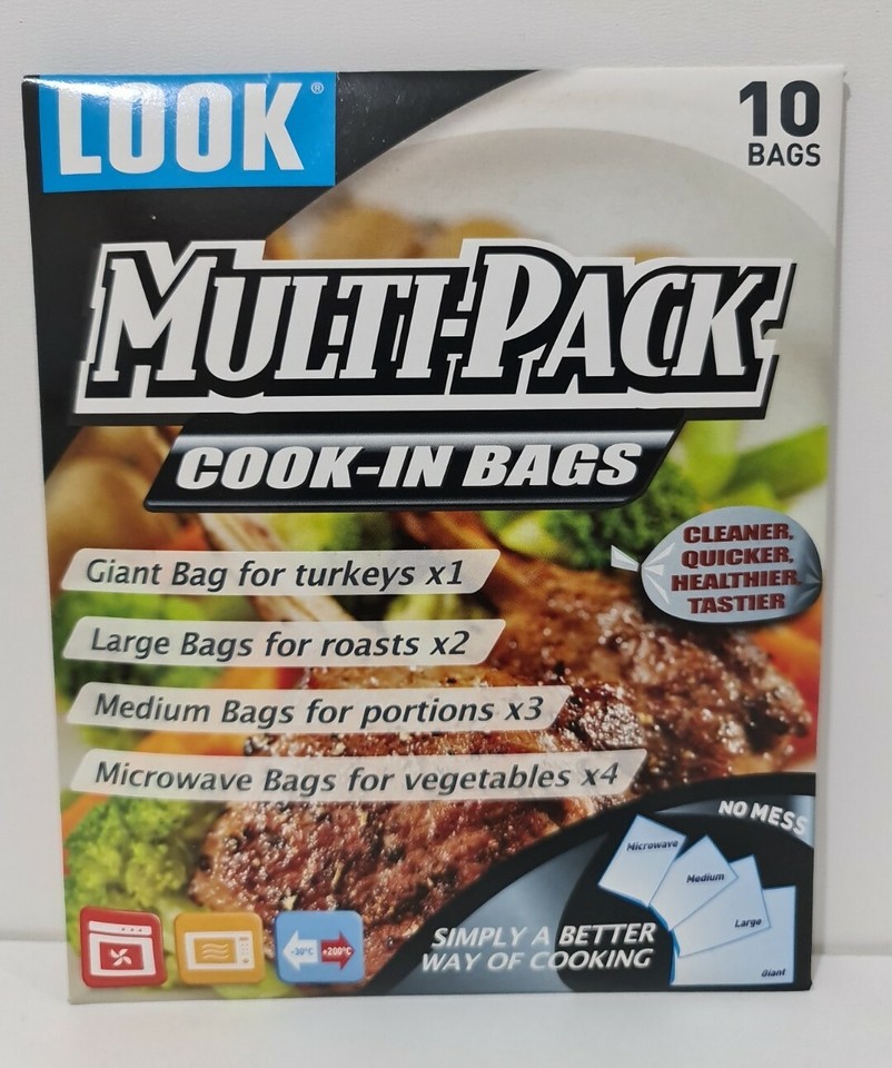 15 X MULTIPACK 10 Oven Cook Bags Roasting Turkey Chicken Joint Roast ...