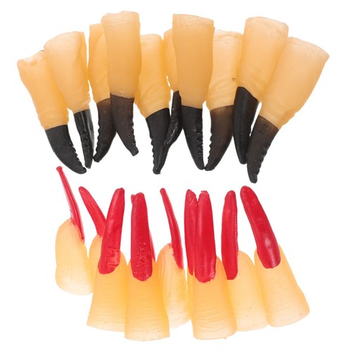 40 Pcs Scary Finger Tips Halloween Fake Finger Covers Realistic Props ...