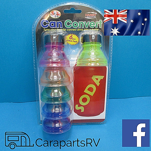 CAN CONVERT X 6 in a pack, Turns Drink Cans into Resealable Bottles ...