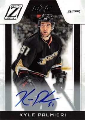 Kyle Palmieri autographed Hockey Card 2011 Panini Zenith Rookie #204 LE ...