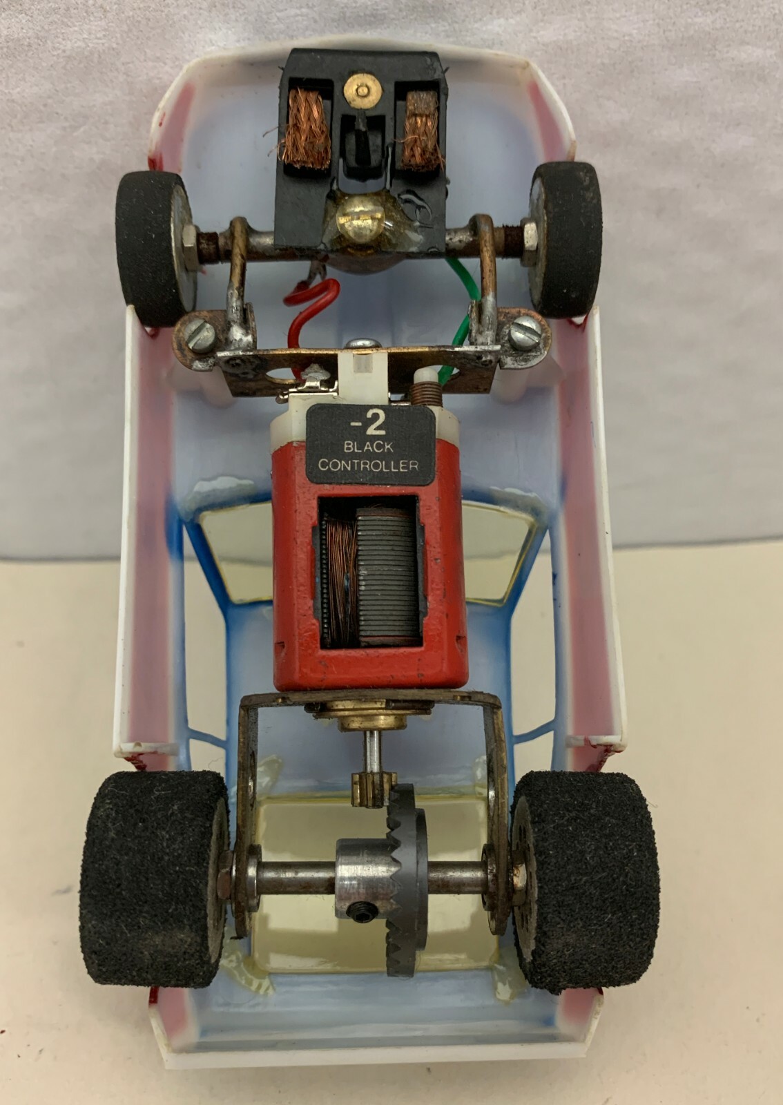 COX SUPERSCALE DATSUN 260Z ANGLEWINDER, 1973, 1/32 CUSTOM CHASSIS ...