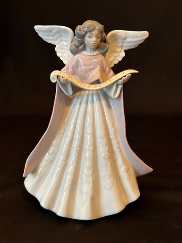 Vintage Lladro Angel Figurine Christmas Tree Topper | eBay