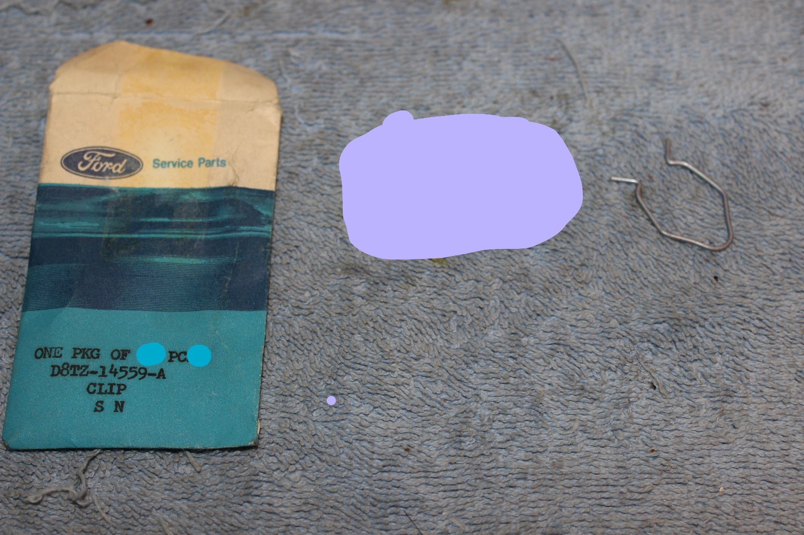 NOS 1980 1982 1983 1986 1987 1989 FORD BRONCO TAILGATE SWITCH CLIP D8TZ ...