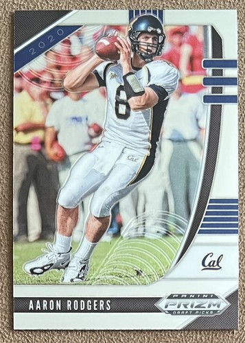 2020 Panini Prizm Draft Picks Aaron Rodgers California Golden Bears #3 ...