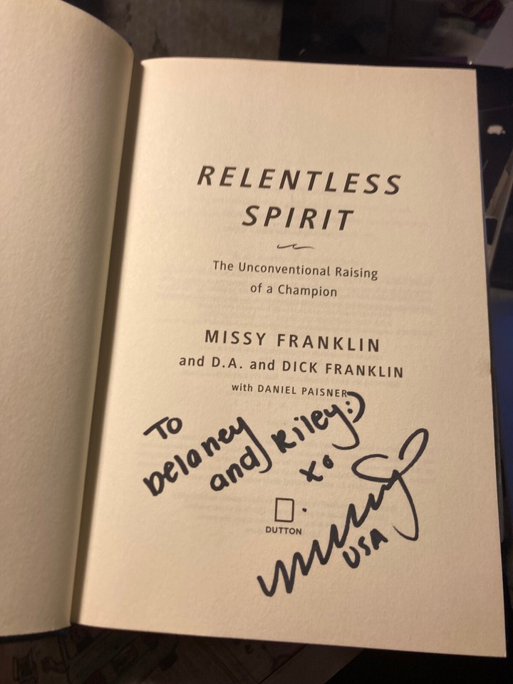 Relentless Spirit by Franklin, Missy - SIGNED - Like New, Free Shipping ...