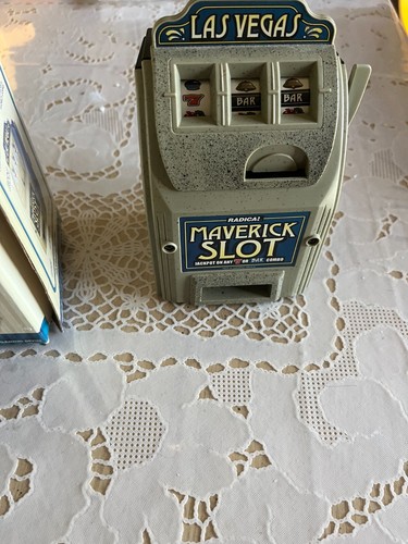 6 1/2” Tall Maverick Toy Slot Machine Bank Las Vegas Radica Pre Owned ...