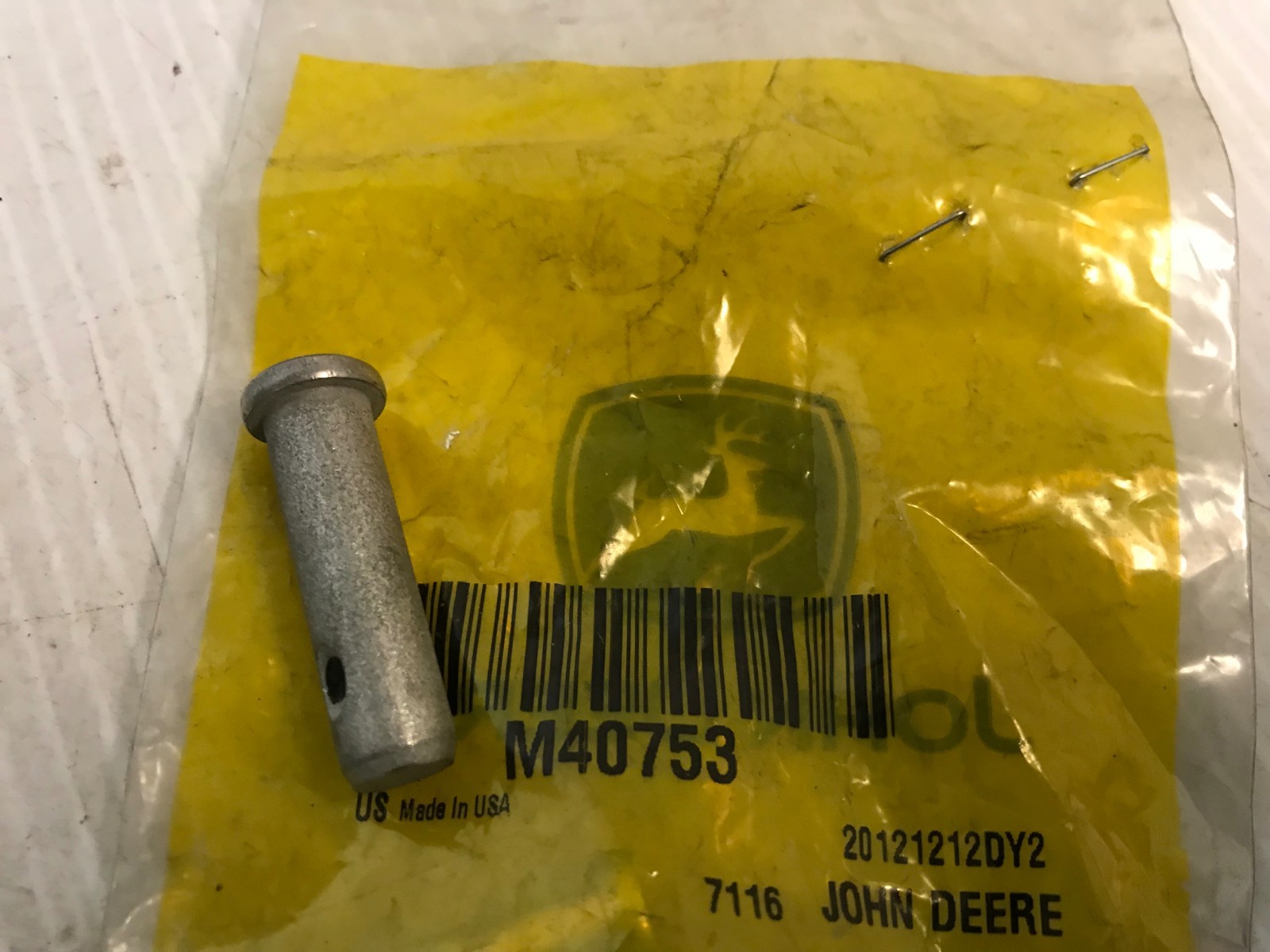 M40753 GENUINE John Deere PIN FASTENER | eBay