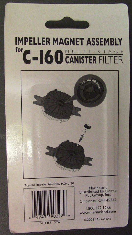 Marineland Impeller Magnet Assembly for 160 or C-160 Multi-Stage ...