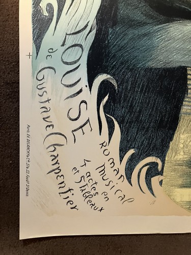 Original Vintage French Opera Poster Louise Circa 1900 | eBay