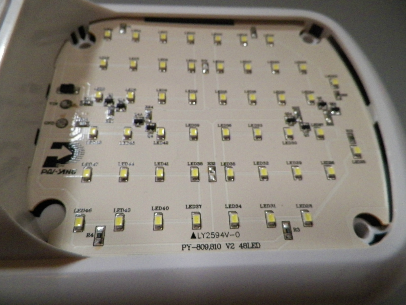 12V LED DOUBLE PANCAKE LIGHT W/ ON / OFF SWITCH CLEAR LENS RV MARINE ...