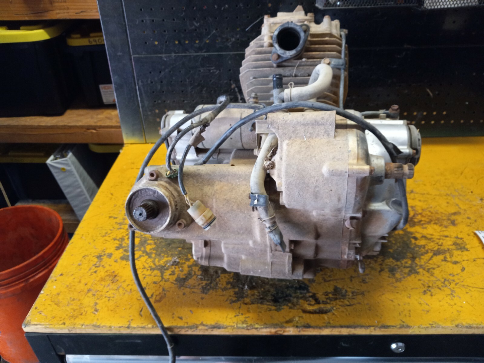 #49K 1990 HONDA TRX300 FOURTRAX COMPLETE ENGINE | eBay