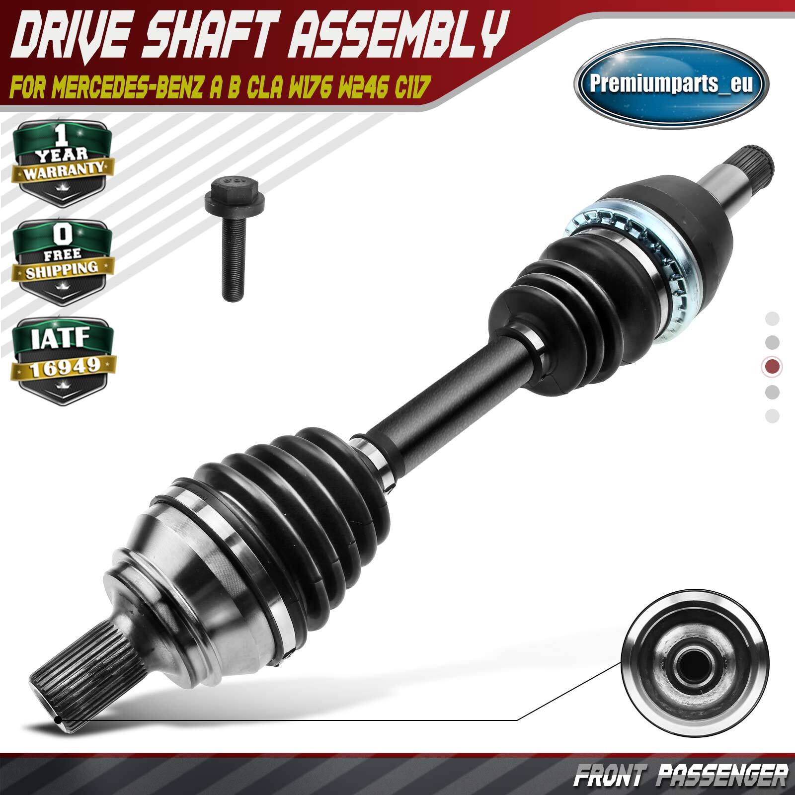 Drive Shaft Front Left for Mercedes-Benz A B CLA-Class W176 W246 C117 ...