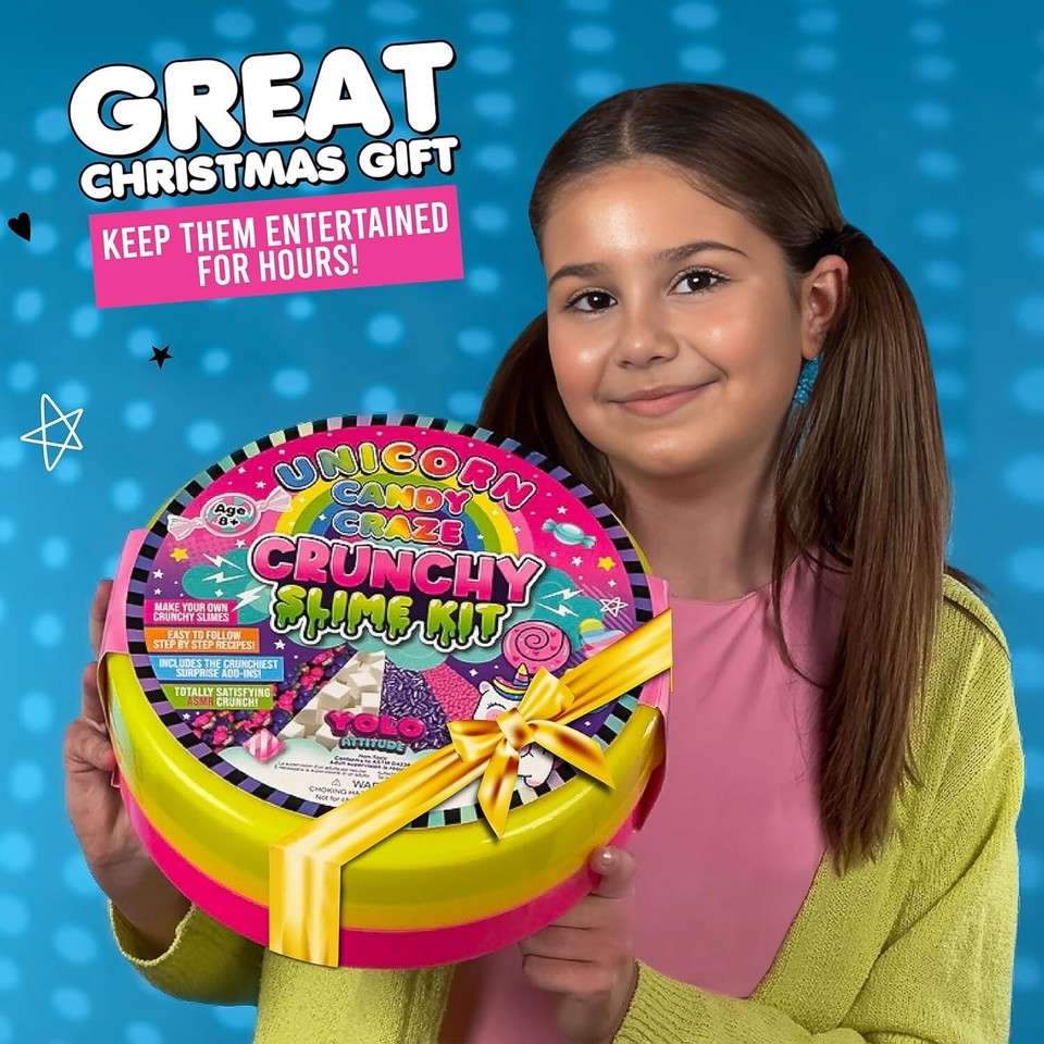 Unicorn Candy Craze Slime Kit - DIY Slime Making Set for Girls 8-12 ...