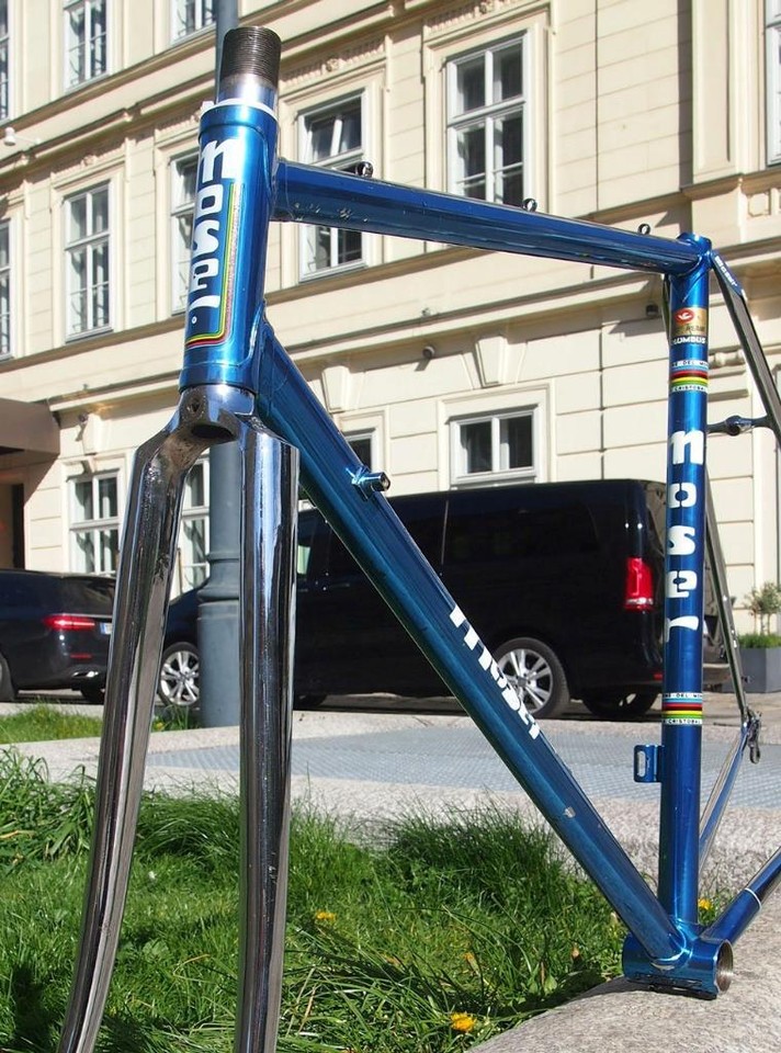 1980s Francesco MOSER CROMOVELATO Road Bike Columbus Steel Frame + Fork ...