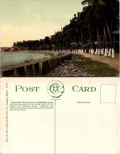 Beautiful Boulevard Cristobal Atlantic Side Panama Canal Postcard | eBay
