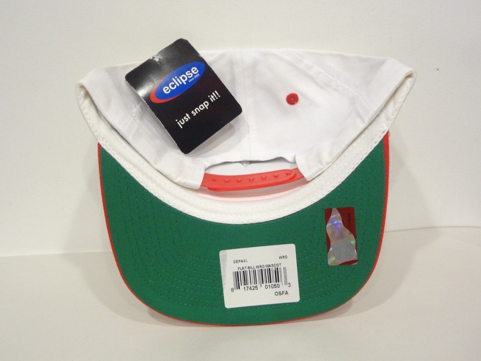 Vintage NCAA DePaul Blue Demons Snapback Cap Hat 90s Eclipse NEW NWT | eBay