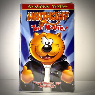 Heathcliff The Movie! VHS “Two Thumbs Up” - Heathcliff | eBay
