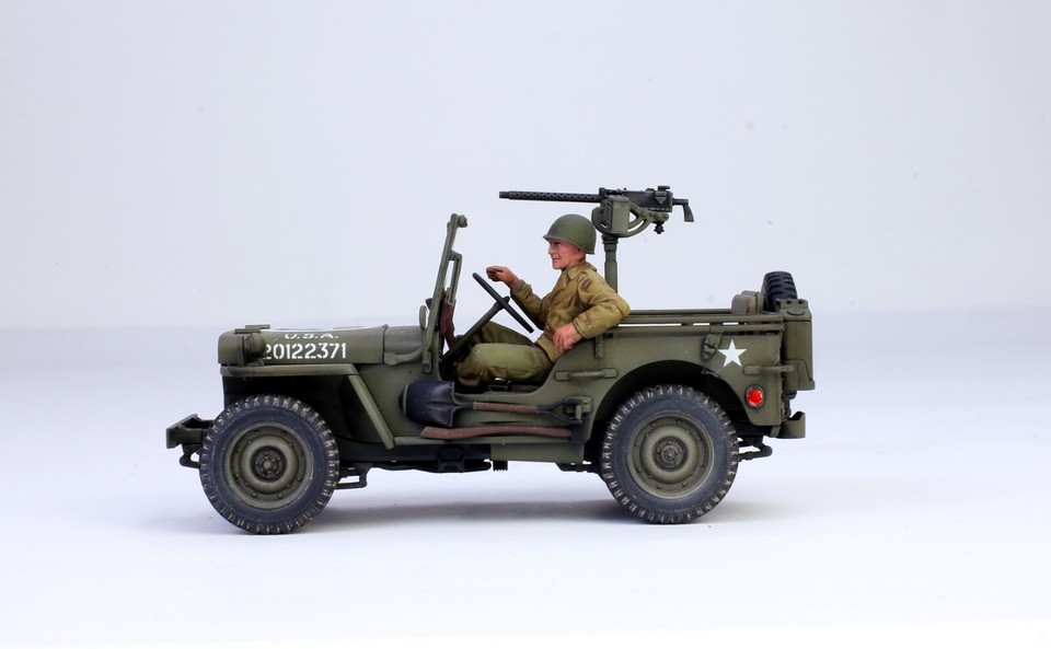 PreSale 1:35 ProBuilt Model US Army Car 1/4-Ton 4x4, WW2 | eBay