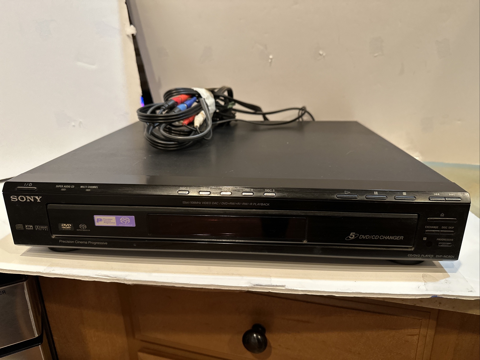 Sony 5 Disc CD Changer Player DVP-NC80V/ Tested /No Remote/ Great ...