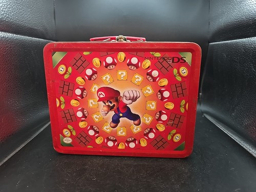 Super Mario Bros Nintendo DS Metal Case Tin Lunch Box Collectible | eBay