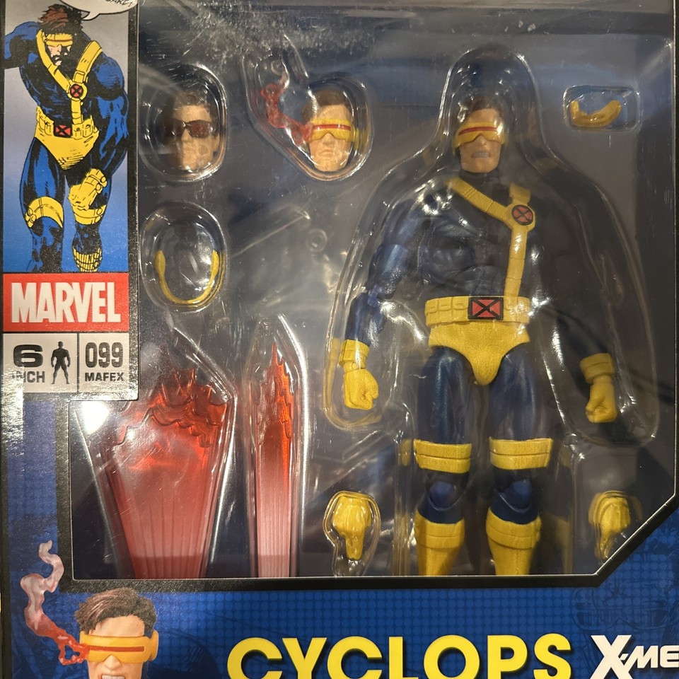 Mafex Cyclops No.099 X-Men Comic ver. (read description) authentic | eBay